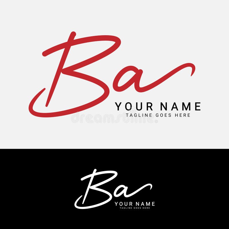 Ba Handwritten Signature Stock Illustrations – 77 Ba Handwritten ...