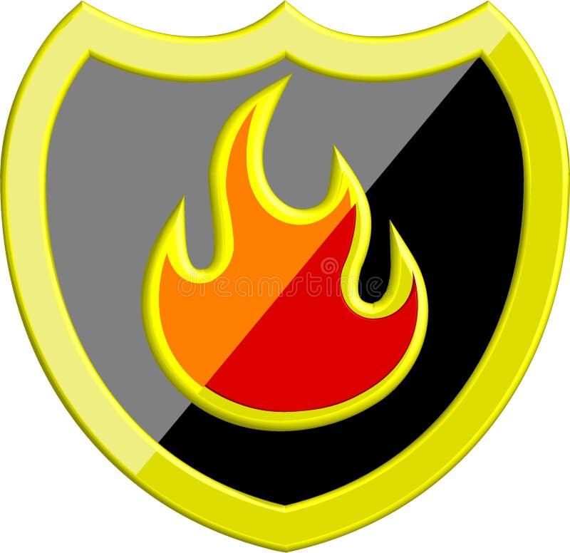 3d Full Colour Fire Icon Logo Vector Stock Vector - Illustration of ...