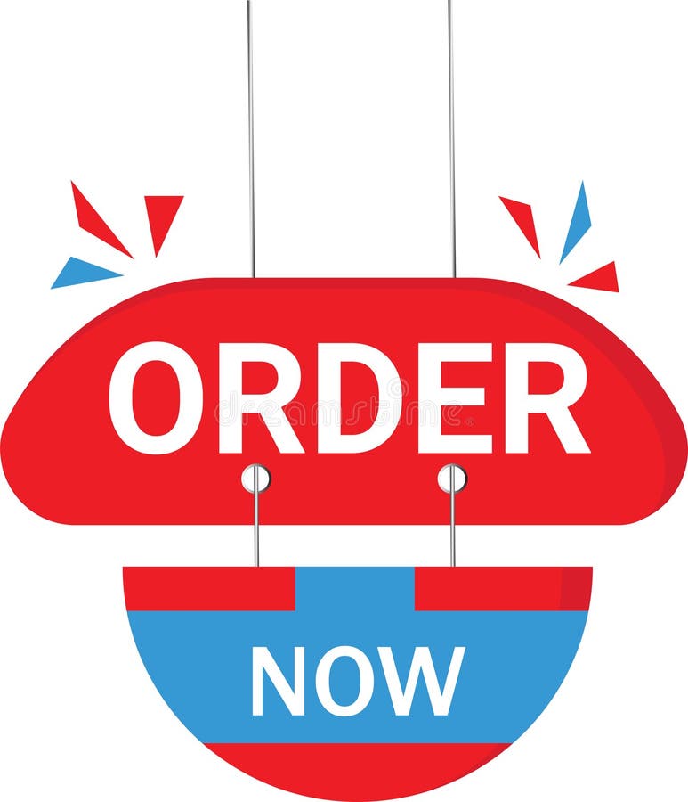 Order Now Button for Web Design, Online Shopping Web Banners . Stock ...