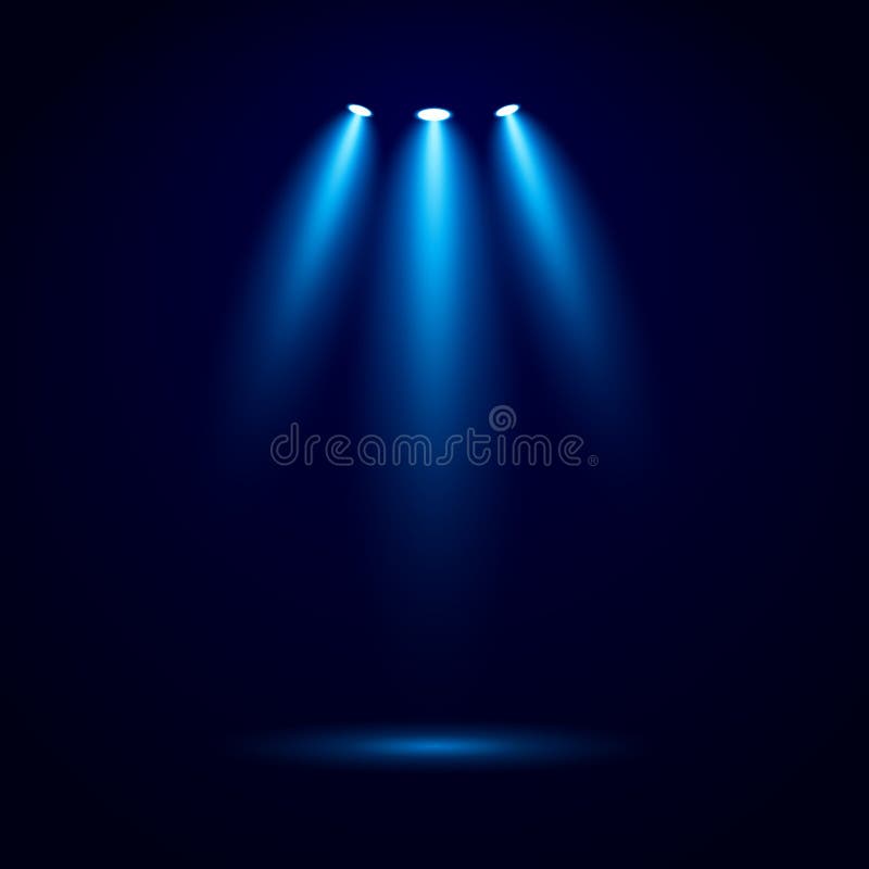 High-Quality Vector EPS: Blue Spotlight Background on Dark Download Now ...