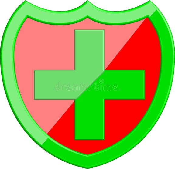 3d Full Colour Health Protector Icons Stock Vector - Illustration of ...