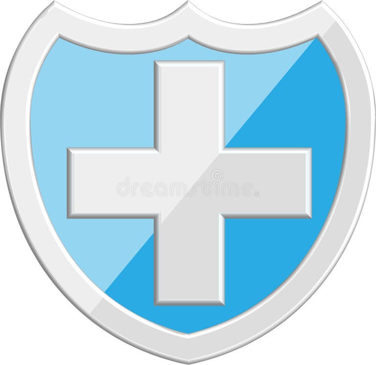 3d Full Colour Health Protector Icons Stock Vector - Illustration of ...