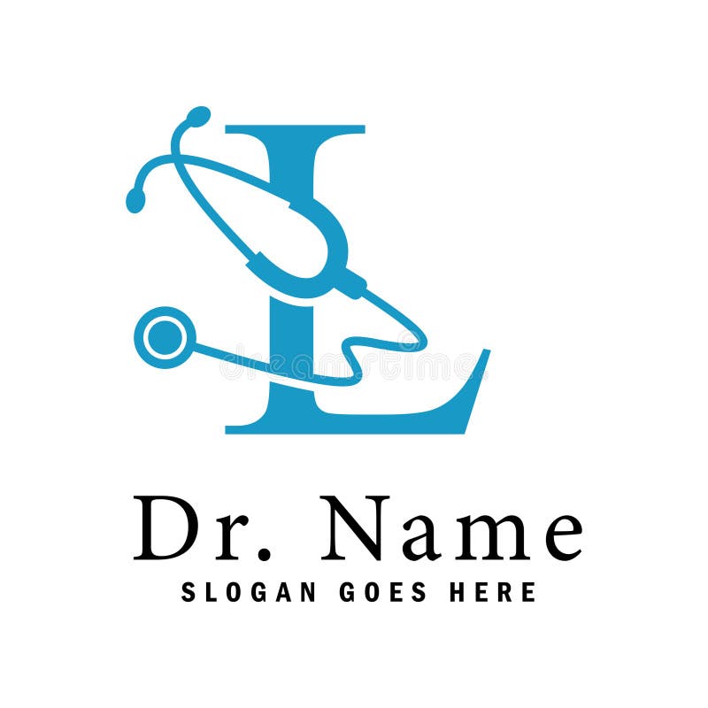 Letter N Stethoscope Logo. Alphabet N Doctor Business Icon Stock Vector ...