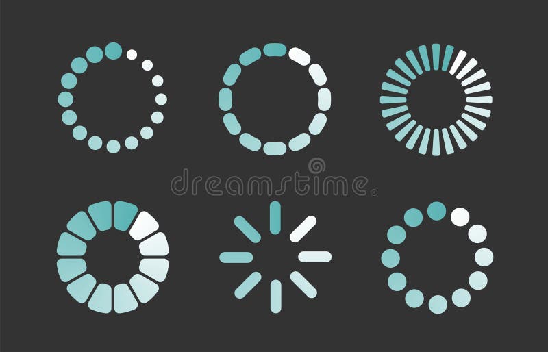 Loading Icon, Logo Isolated on White Background. Indicator for Loading ...