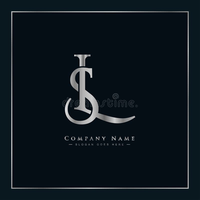 SL Vector Logo Template - Simple Icon for Initial Letter S and L ...