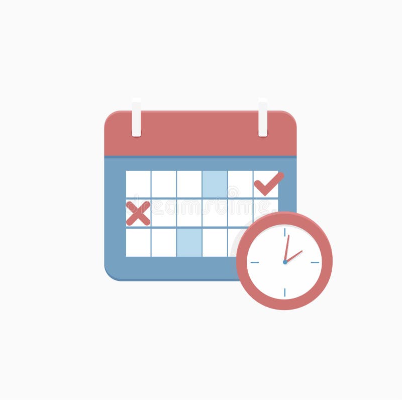 Reminder App Icon Design. Calendar Icon Design. Vector Illustration ...
