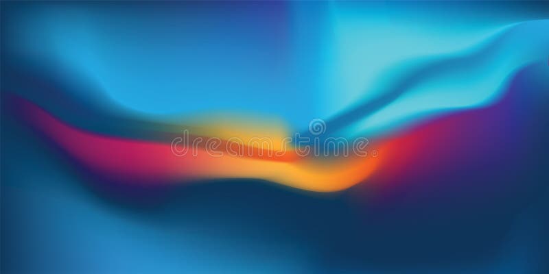 Web Gradient Wave Colors Vector Art Design Stock Illustration ...