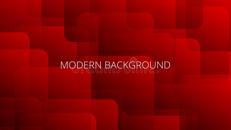 Ruby Red Modern Abstract Background with Gradient Rounded Squares Stock ...