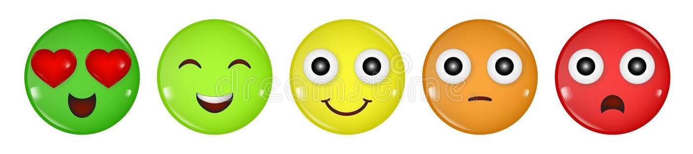 Emoticons Scale Happy Sad Stock Illustrations – 281 Emoticons Scale ...