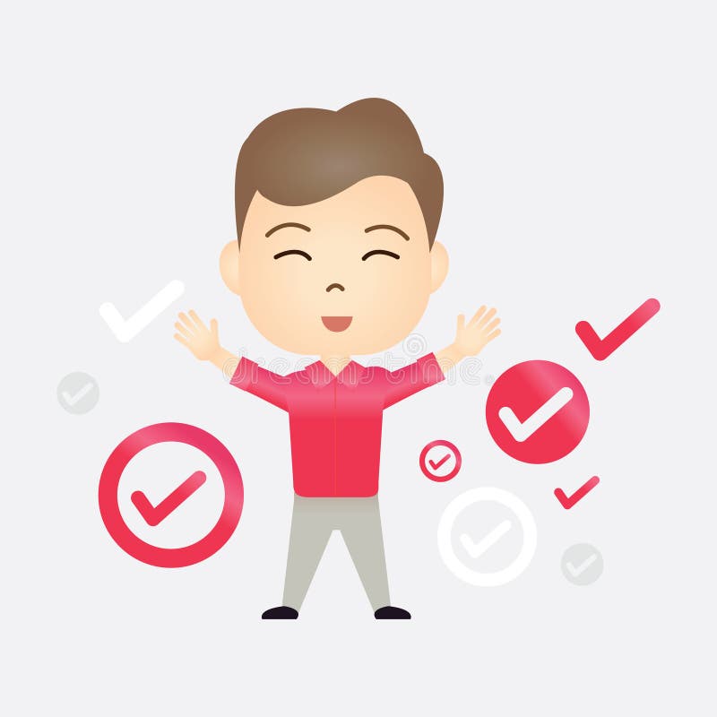 Cartoon Correct Man Stock Illustrations – 3,012 Cartoon Correct Man ...