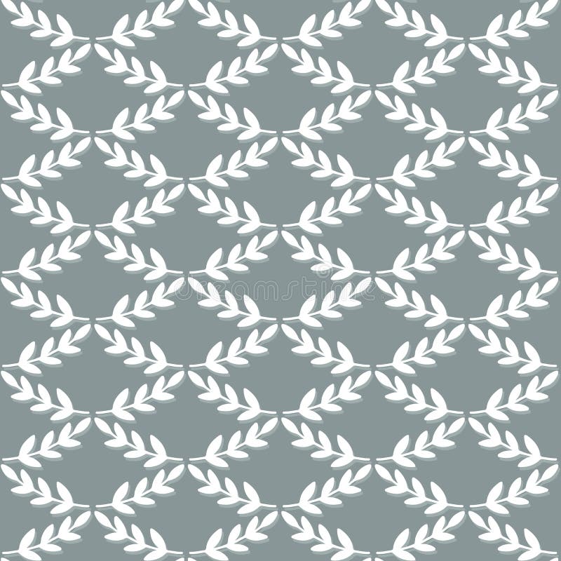 Delicate Regular Botanical Elements Spring Season Pattern on Pastel ...