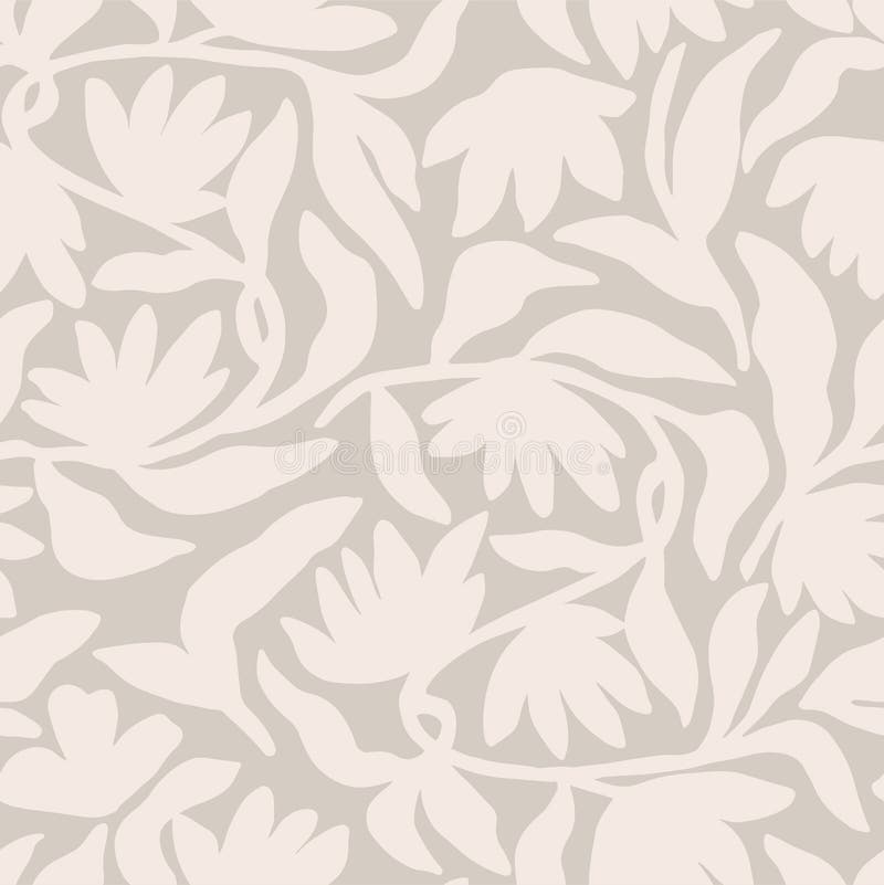 Vector Flower Illustration Seamless Repeat Pattern Digital Artwork ...