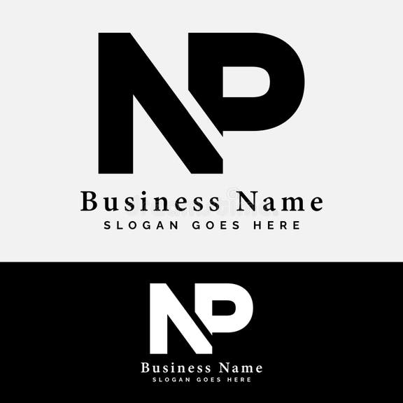 N, P, NP Letter Logo Design. Alphabet NP Initial Logo Vector ...