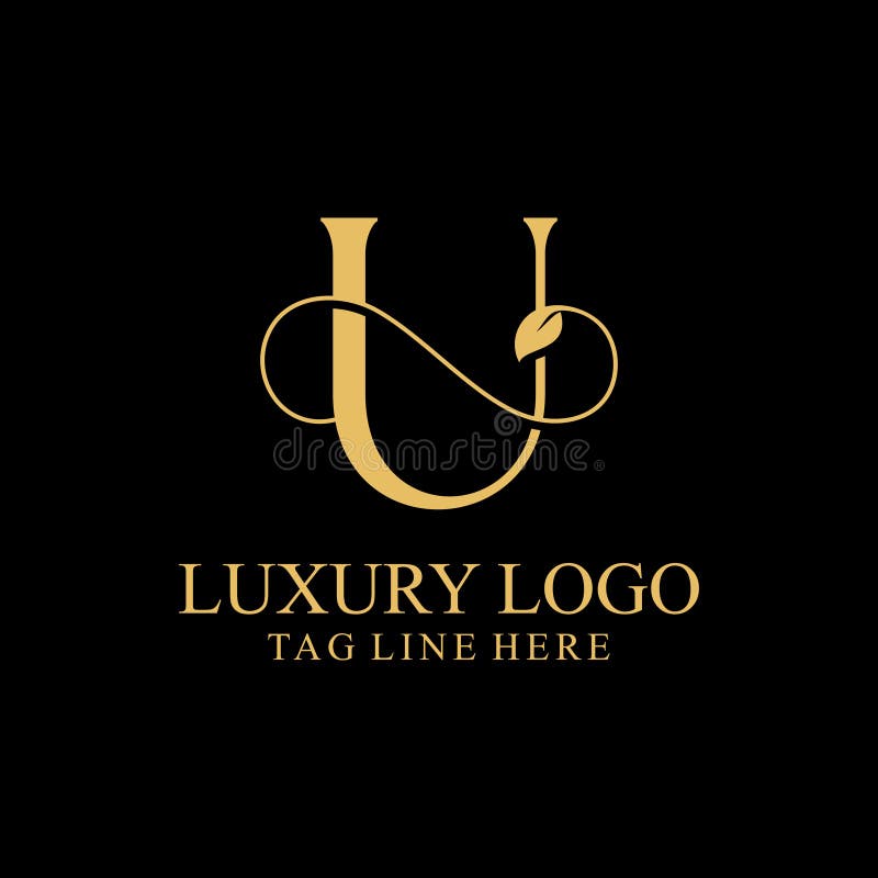 Premium Monogram Letter U Initials Logo. Symbol Icon Vector Design ...