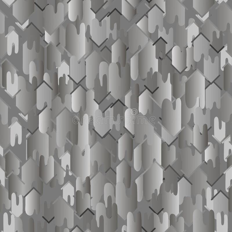 WebSeamless Pattern of Gray Abstract Geometric Shapes. Vector ...