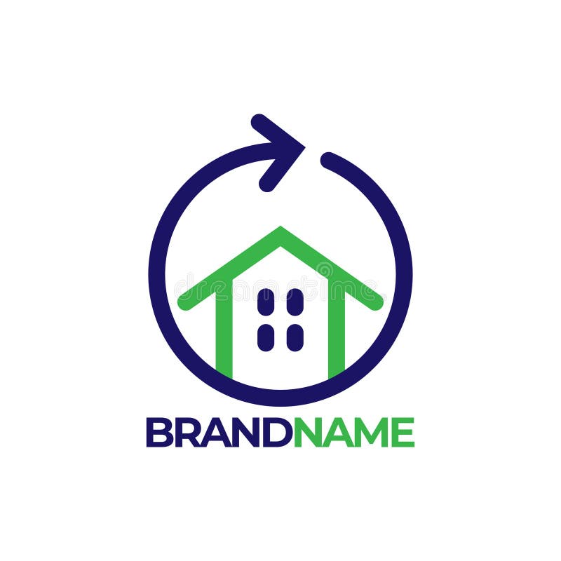 Up Arrow Direction Home Icon, Arrow House Logo Design Template. Stock ...