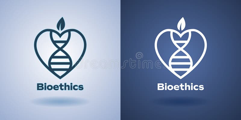 Bioethics Conceptual Emblem Design, Medical, Biological and ...
