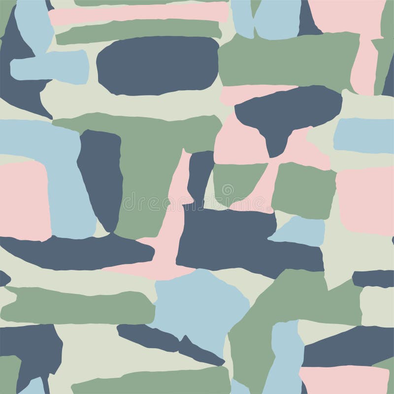 Abstract Layers Illustration Seamless Repeat Pattern Digital Artwork ...