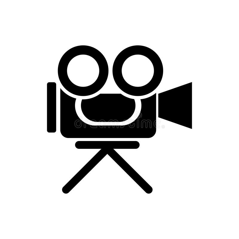 Cinema Camera Icon, Flat Design Style Camera Icon. Camera Icon Design ...