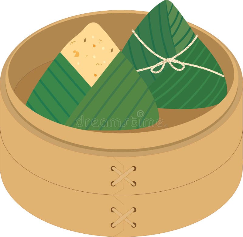 Bamboo Sticky Rice Stock Illustrations – 802 Bamboo Sticky Rice Stock ...