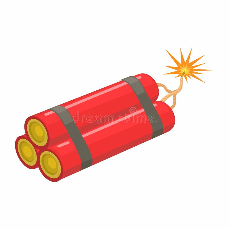 Dynamite Weapon Cartoon Illustration Vector Stock Vector - Illustration ...