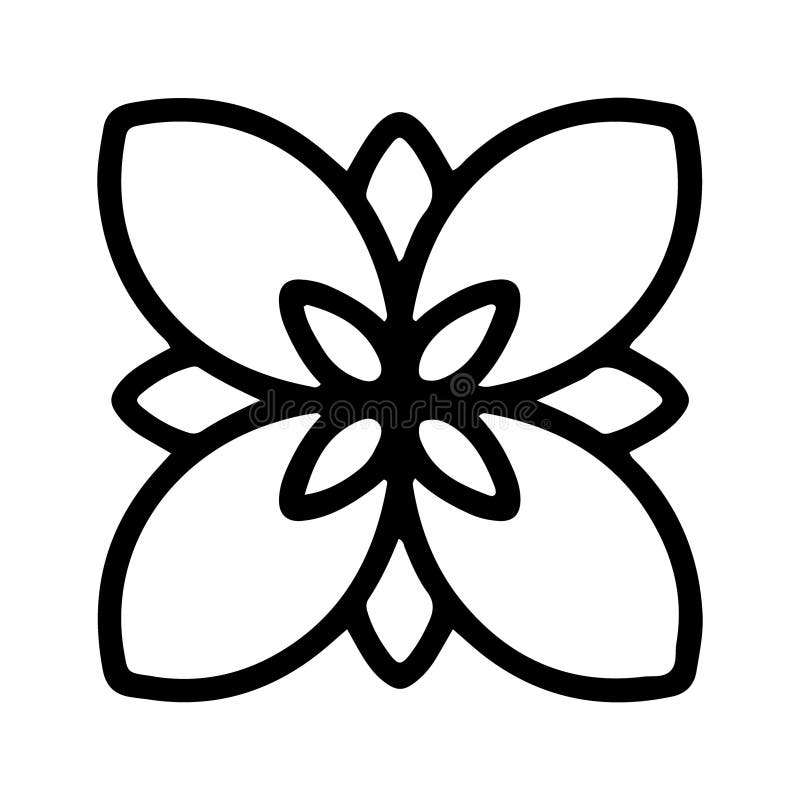 Flower sign and symbol. stock vector. Illustration of floral - 319110743