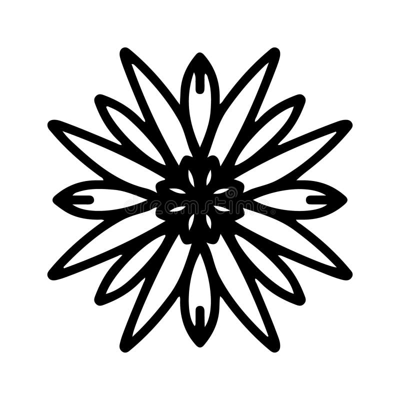 Flower sign and symbol. stock vector. Illustration of yoga - 319110834