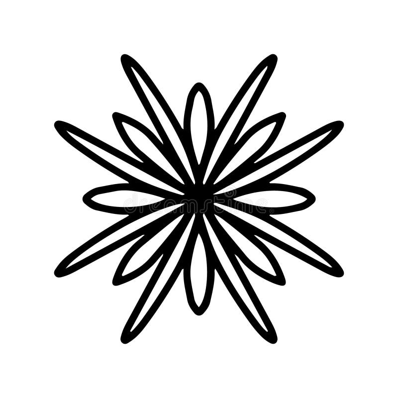 Flower sign and symbol. stock vector. Illustration of element - 319110844