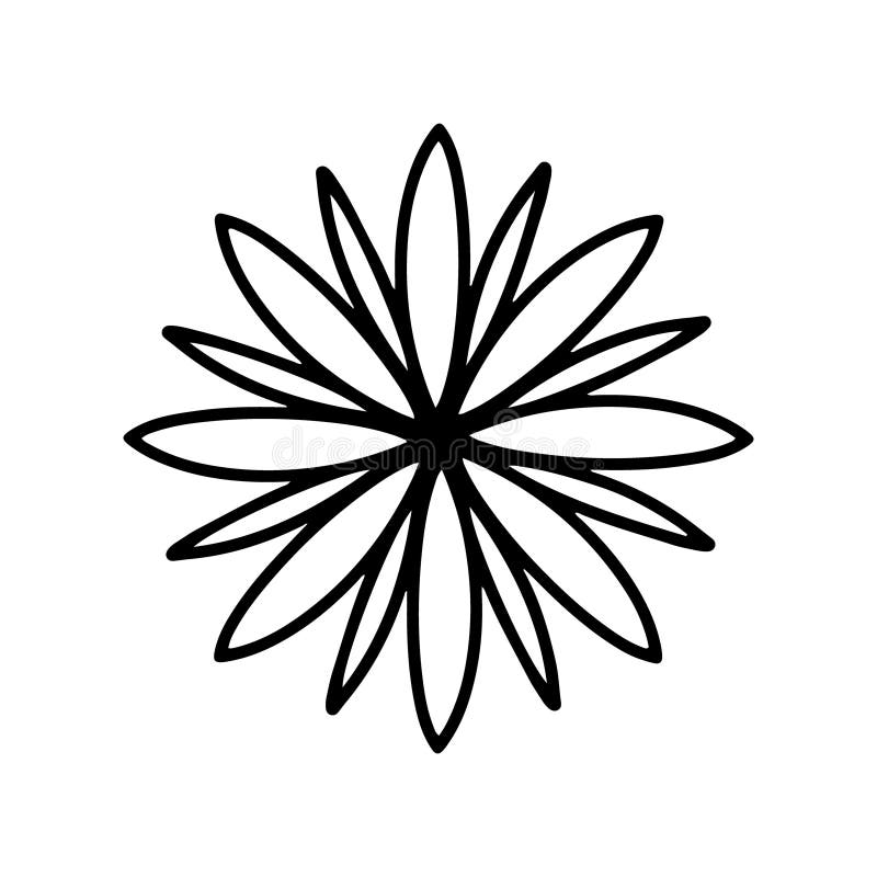 Flower sign and symbol. stock vector. Illustration of element - 319110873