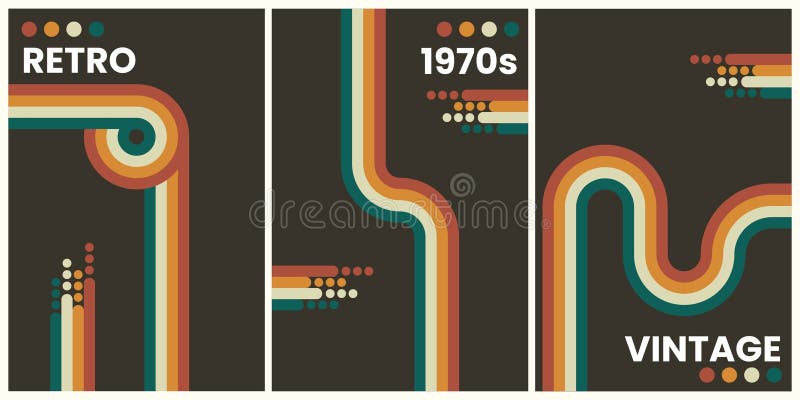 Retro Vintage Design Illustration Image Colorfull Stock Vector ...