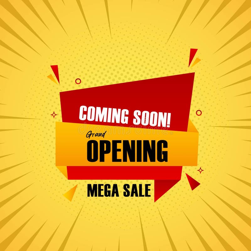 Grand Opening Template Design Fullcolor Stock Illustrations – 2 Grand ...