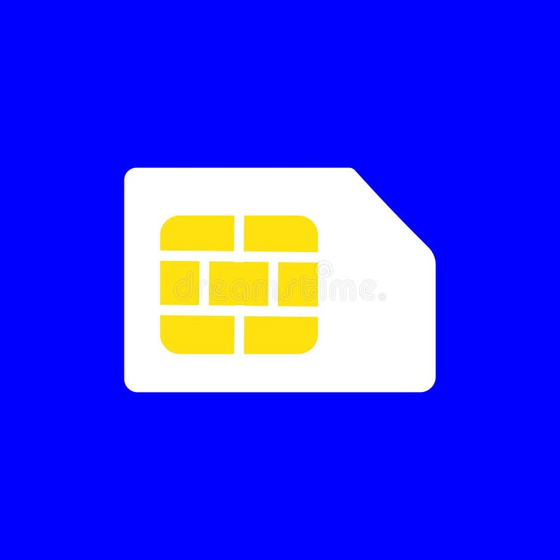Sim Card Icon. Flat Design Style Eps 10. Illustration Design Elements ...