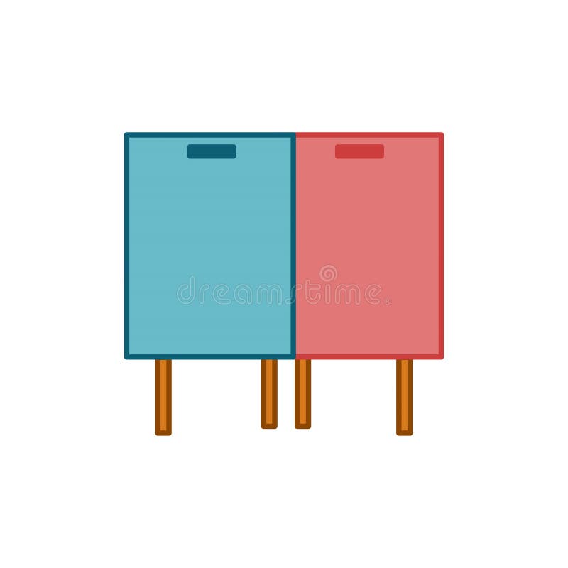 Mailboxes Icon. Email Mail and Message Theme. Isolated Design Stock ...