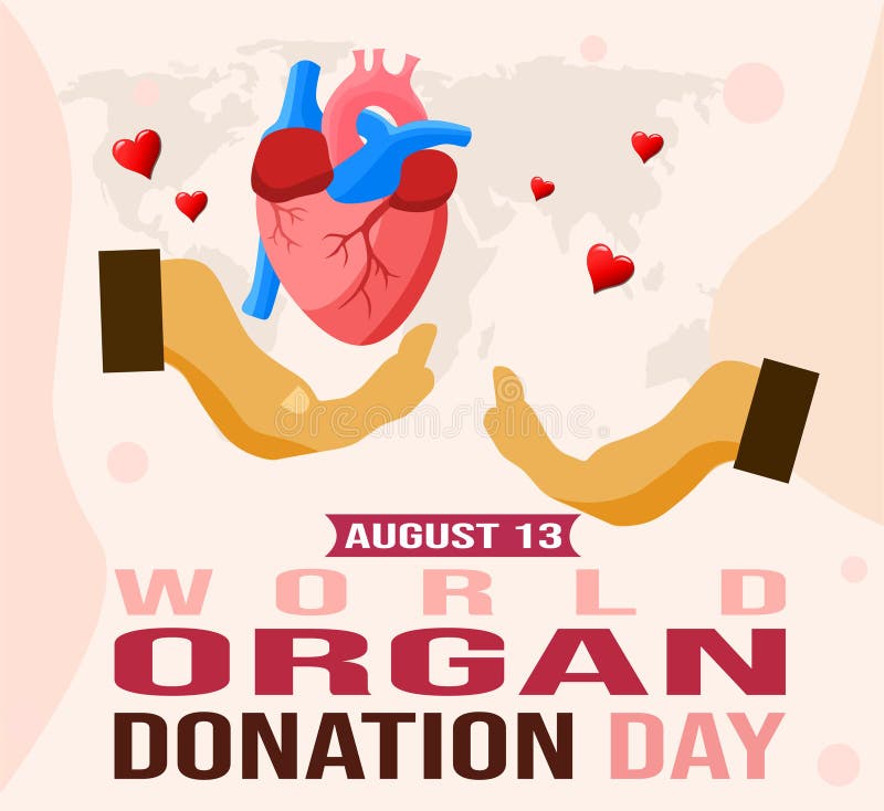 World Organ Donation Day on August 13 Template for Banner, Poster and ...