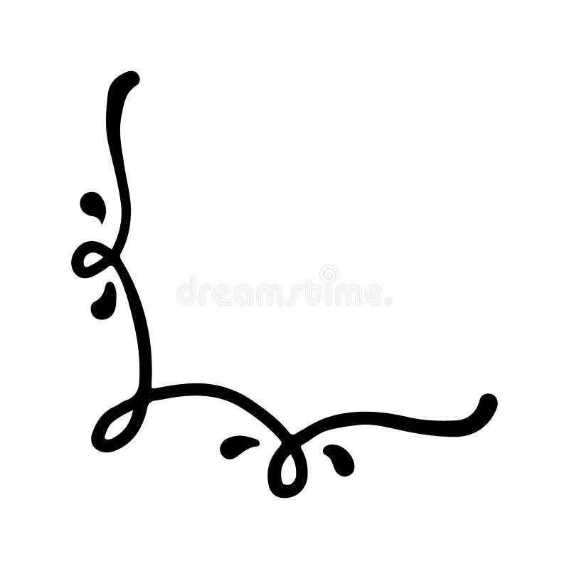 Corner Border Element stock vector. Illustration of ornamental - 322959873