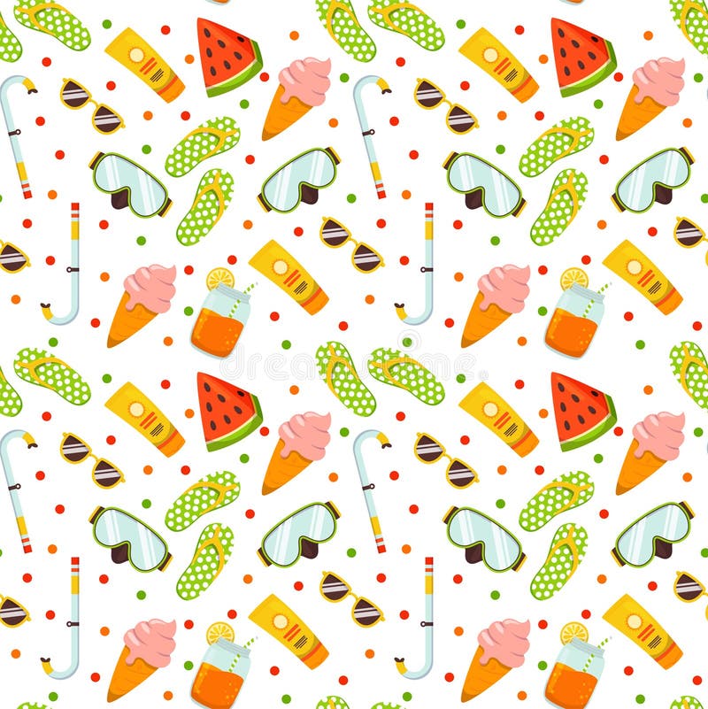 Summer Patterns. Tropical Backgrounds with Leaves and Flowers. Summer ...