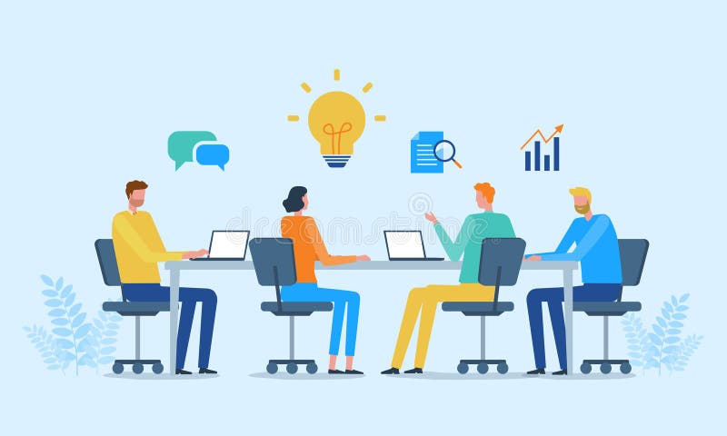 Group People Thinking Stock Illustrations – 7,840 Group People Thinking ...