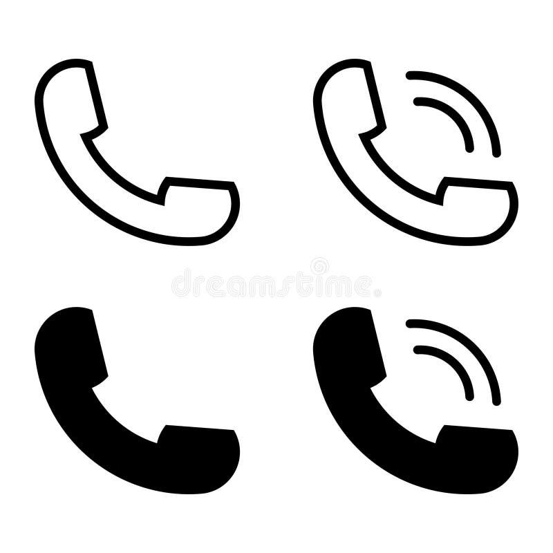 Contact Us. Telephone Communication Symbol. Call Icon. Phone Icon Set ...
