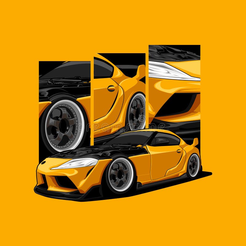 Toyota Supra Vector Drawing Toyota Supra MK5......Another Quick Vector