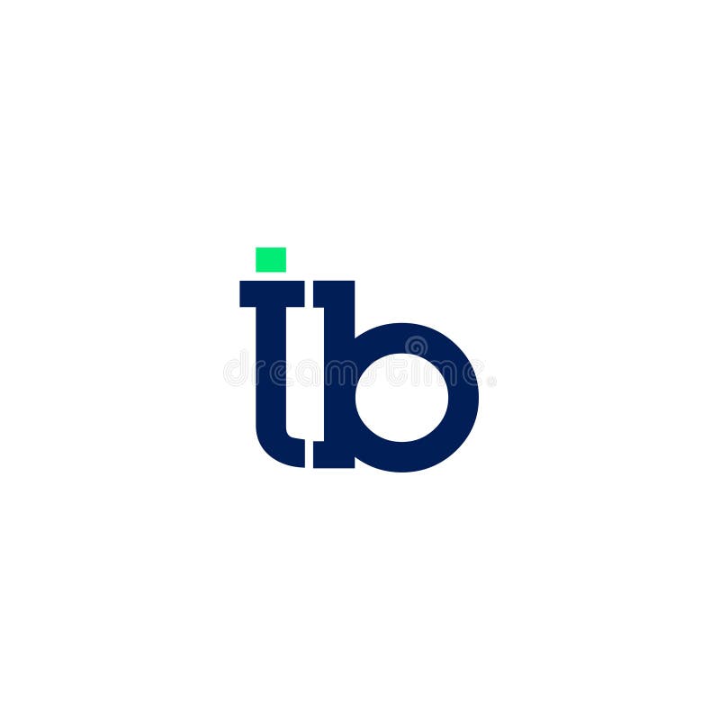 Letter T B Modern Monogram Logo Stock Vector - Illustration of business ...