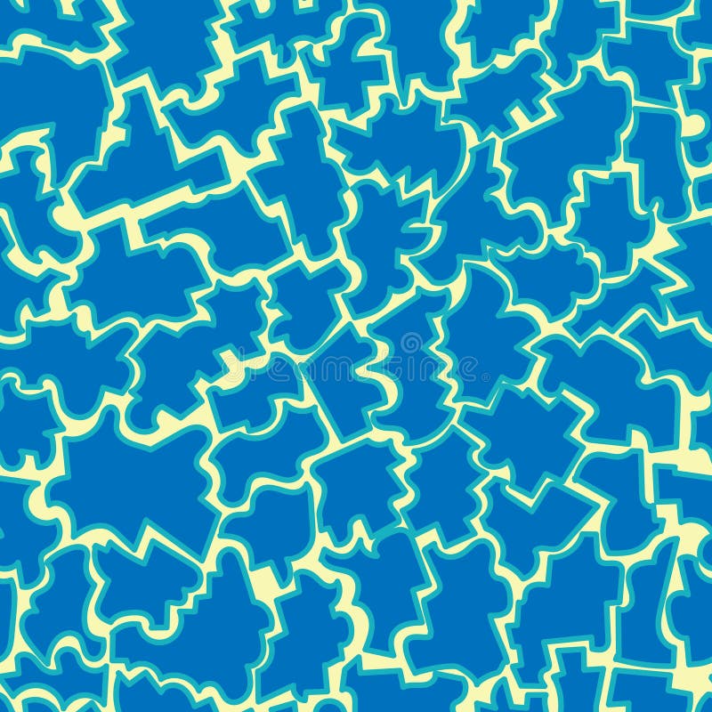 Seamless Pattern with Puzzle Pieces. Vector Illustration. EPS 10, for ...