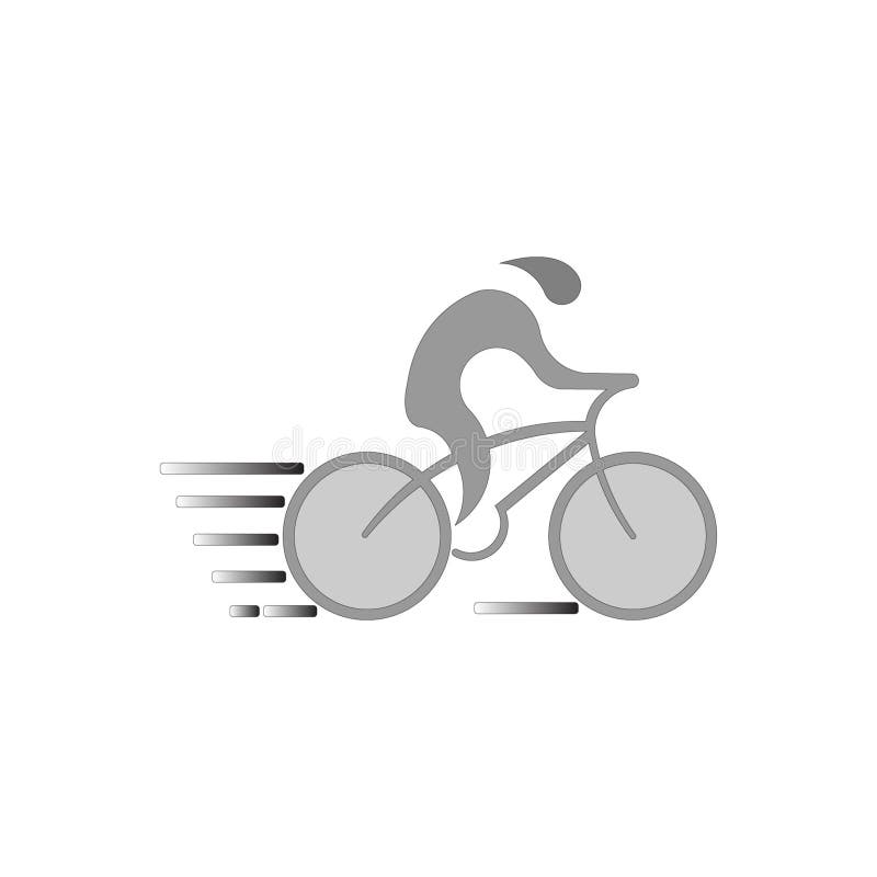 Icon Bicycle Template Design Trendy Stock Illustration - Illustration ...