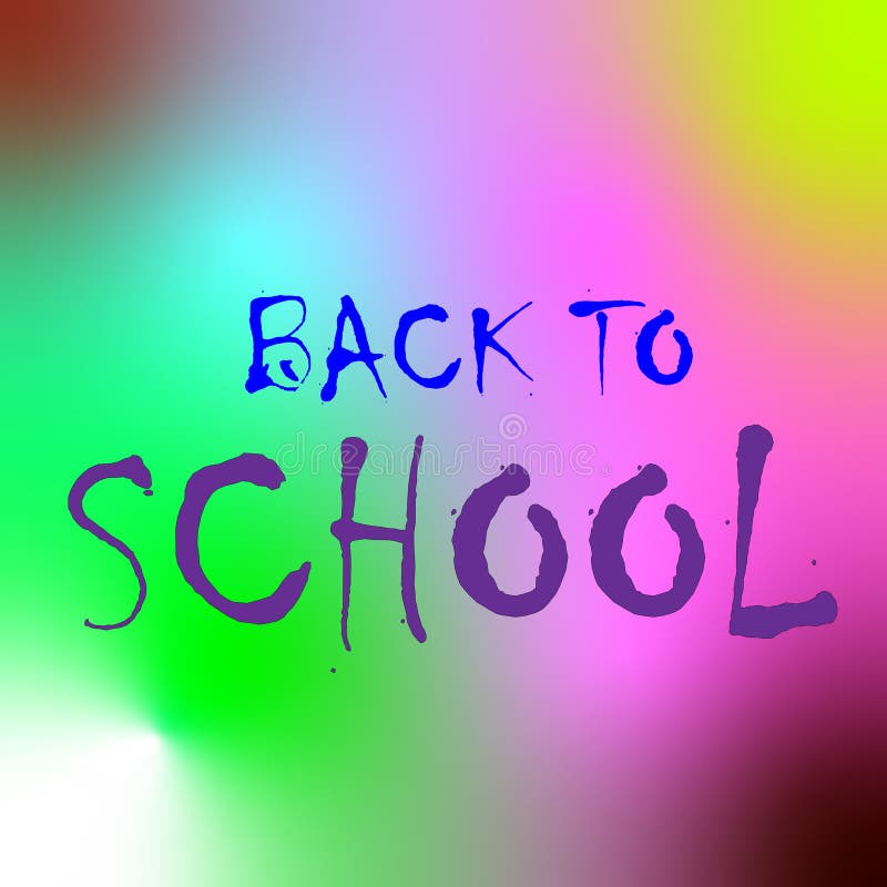 SCHOOOL - BACK TO SCHOOL - ARTWORK & PAINTING Stock Illustration ...