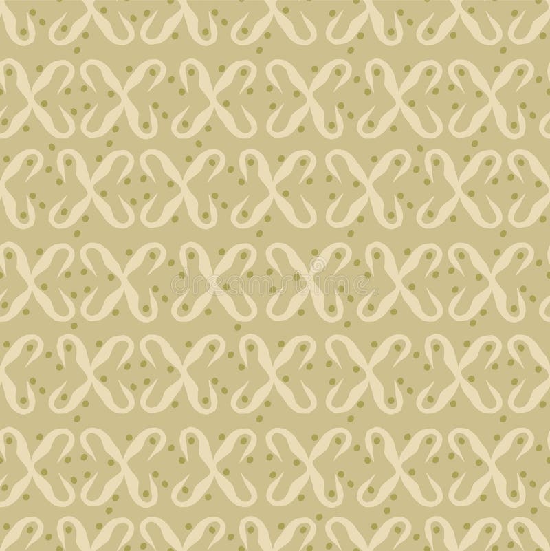 Vector Abstract Shapes Motif Illustration Seamless Repeat Pattern ...