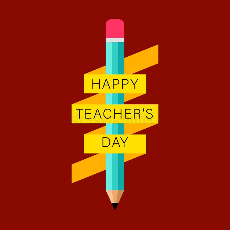 Happy Teacher S Day. International Teacher S Day Concept for ...