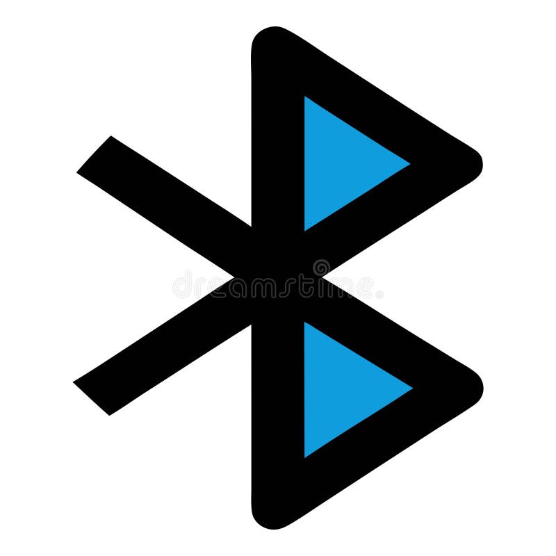 Bluetooth Icon Line Art Vector Editorial Stock Photo - Illustration of ...