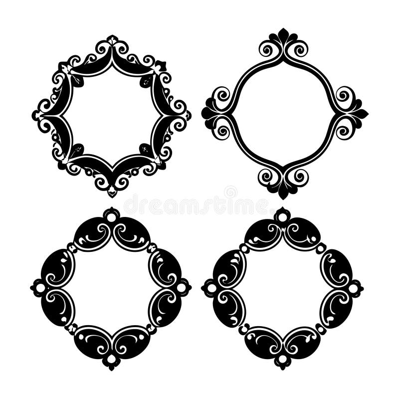 Vintage Sticker Label and Frame Vector Illustration. Stock Vector ...