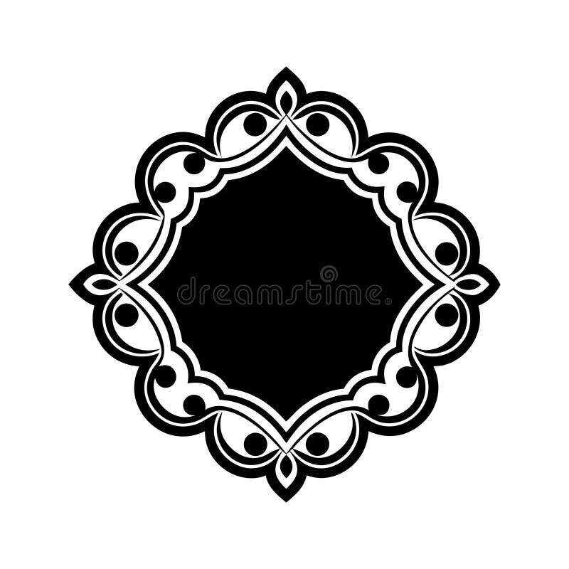 Vintage Sticker Label and Frame Vector Illustration. Stock Illustration ...