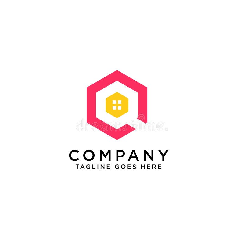 Letters Q home logo stock illustration. Illustration of roof - 331367437