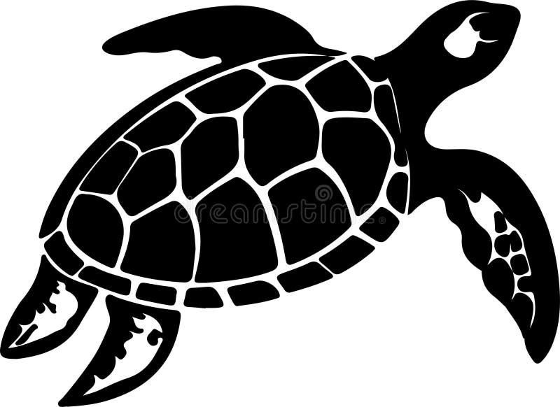 Turtle Silhouette Stock Illustrations – 11,503 Turtle Silhouette Stock ...
